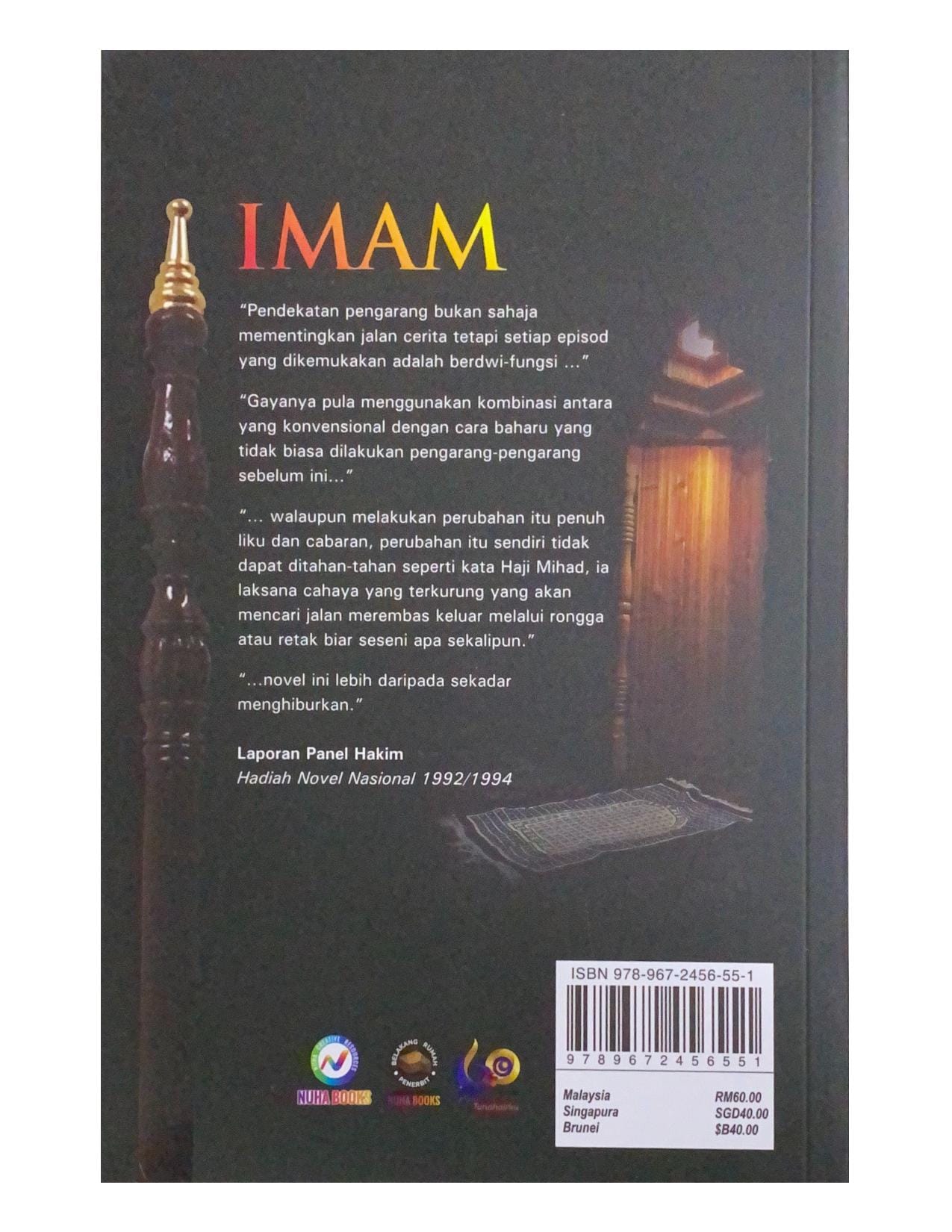 Imam-Novel Sasterawan Negara Abdullah Hussain – Maans Book Store
